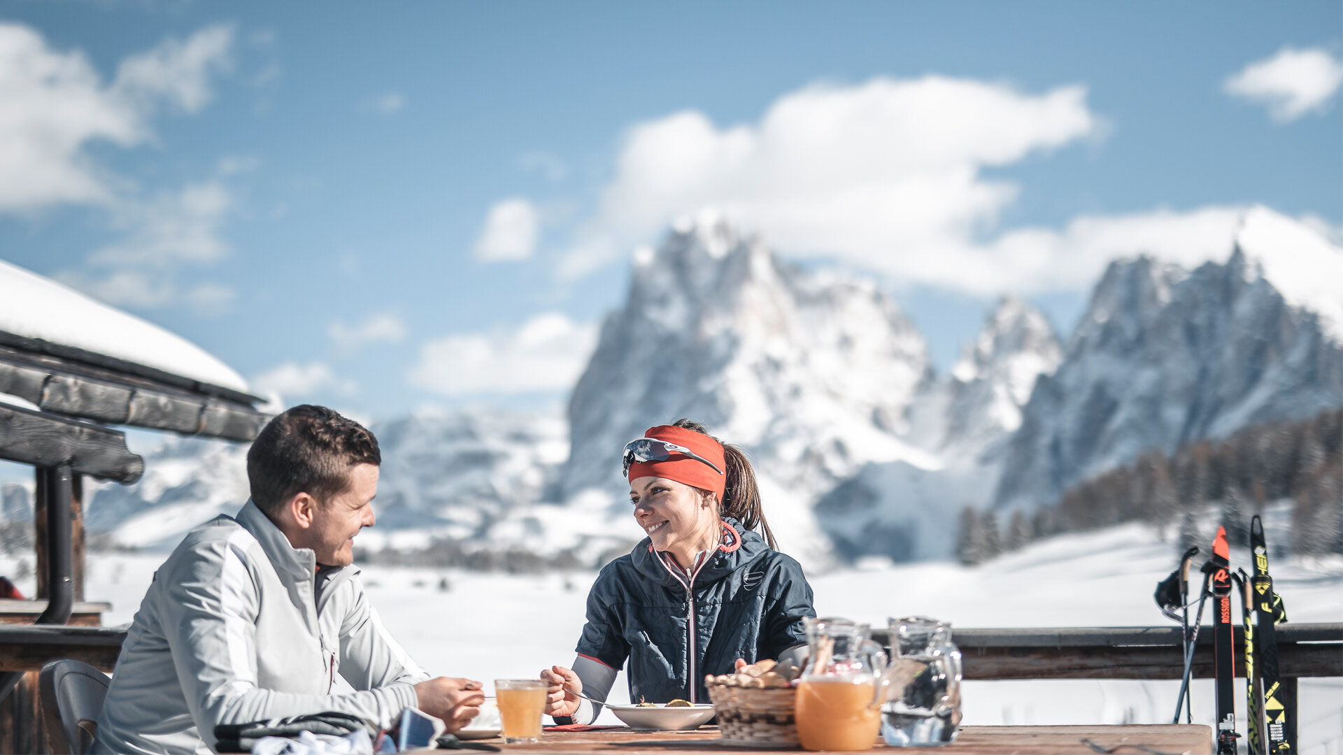 Langlaufen auf der Seiser Alm – sonnig, weit & einzigartig